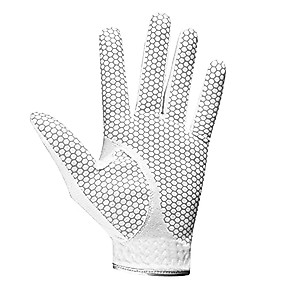 Scott Edward Mens Golf Glove, No-Slip, Breathable, Soft, Worn on Left Hand White Palm (XXL)