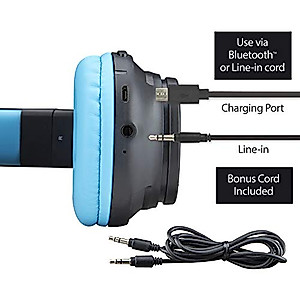 Star Wars Ep 9 Kids Headphones Bluetooth Wireless with Microphone Safe Listening Rechargeable Battery Adjustable Kids Headband for School Packaging