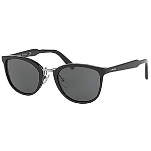Prada PR 22SS - 1AB1A1 Sunglasses BLACK w/GRAY 52mm