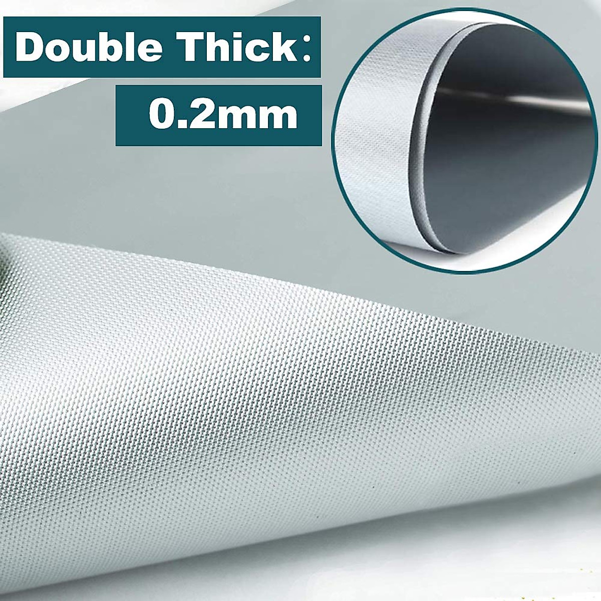 KICNIC Square Stove Burner Covers 10 Pcs, Non-stick Gas Range Protectors Liners, 10.6 x10.6 in, Silver Stovetop Covers, 0.2mm