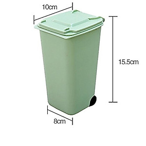 Storage Box Creative Cleaning Storage Garbage Can Small Cleaning Mini Trash Rubbish Bin(Black)