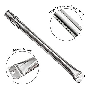 Hisencn Grill Replacement Parts for Members Mark GR2039201-MM-00, 17 inch Heat Plates, Grill Burners Replacement for Bakers and Chefs ST1017-012939 SAMS Club and Grill Chef BIG-8116, Uniflame (8 Pack)