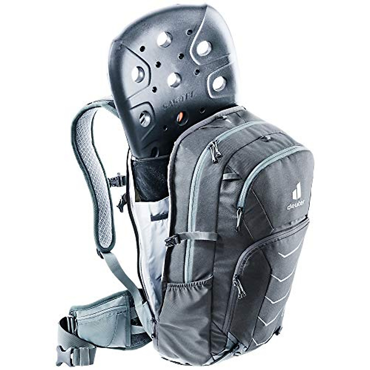 deuter Unisex – Adult's Attack 22 EL Bicycle Backpack with Protector, Graphite Shale, 22 L