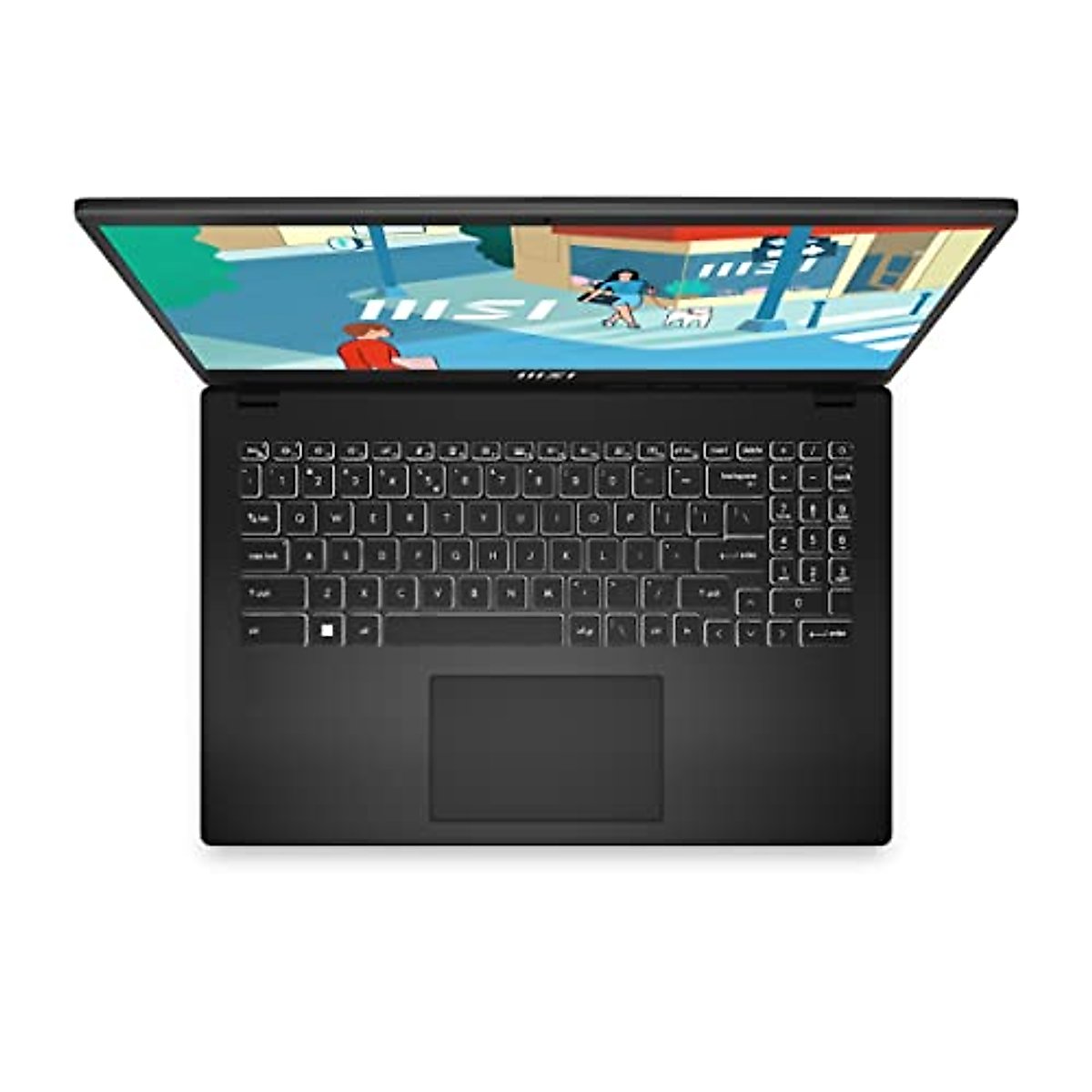 MSI Modern 15 15.6" Laptop: Intel Core i5-1155G7, Intel Iris Xe, 16GB DDR4, 1TB NVMe SSD, 180-Degree Lay-Flat, USB Type-C, MicroSD Card Reader, Win 11 Pro: Classic Black B11M-023US
