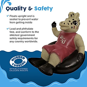 Rubber Tubbers Florida State Seminoles (Cimarron) Collegiate Bathtub Toys - Officially Licensed NCAA Team Mascots, Authentic Sports Memorabilia, Novelty Rubber Ducks (Florida State University)