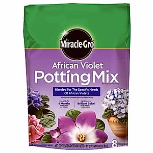 Miracle Gro 72678430 8 Qt African Violet Potting Mix 0.21-0.11-0.16
