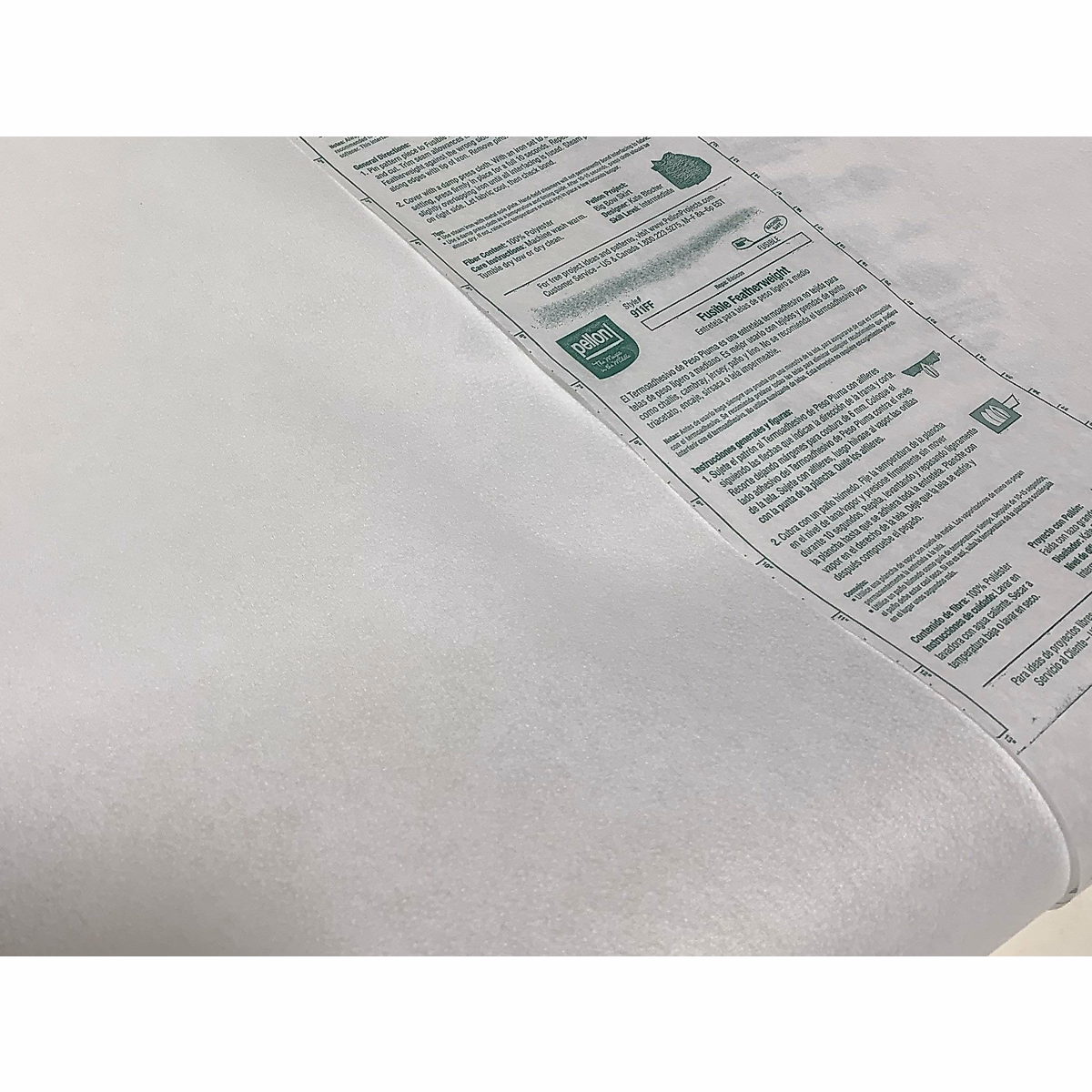 Pellon Featherweight Fusible Interfacing 3 Yards x 20" Wide precut