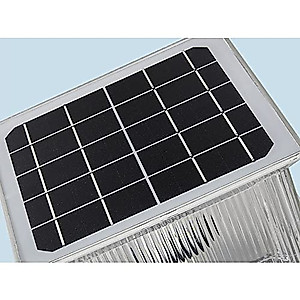 JSBDPHW LED Solar Pillar Lamp Courtyard Garden Wall Column Light Acrylic Lampshade Outdoor Waterproof Square Post Light Lawn Base Landscape Light