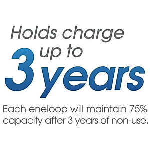 SANYO SEC-MQN064N 4-Position Charger with 4 AA ENELOOP Batteries