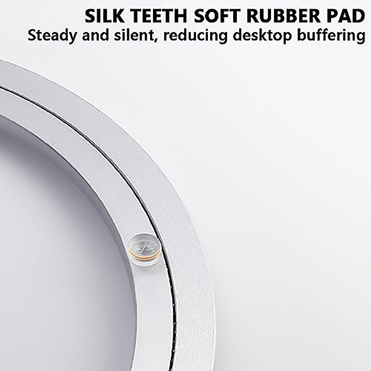 MegLob Lazy Susan Turnable Bearing, Lazy Susan Hardware, 360° Smooth Swivel Base, Kaleidoscope Trade Show Bearing, Round Plate Tray Base, Table Turntable Base, Showcase Swivel Base,⌀20cm