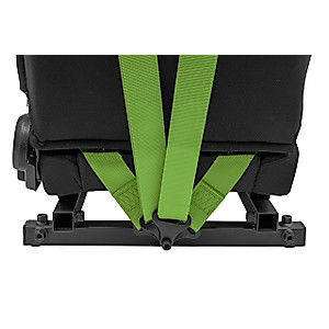 OpenWheeler Racing and Flight Simulation Cockpit Four Point Harness. Virtual Reality add-on. Green