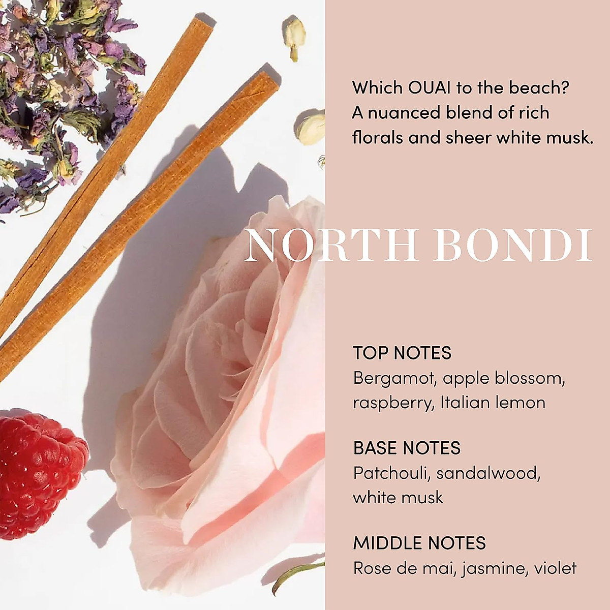 OUAI Wave Spray - Hair Texture Spray for Perfect, Effortless Beachy Waves - Curl Enhancing Spray Adds Texture, Body & Shine - Safe for Color Treated Hair - Free of Parabens and Sulfates - 4.9 fl oz