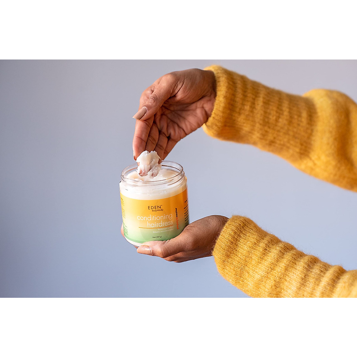 EDEN BodyWorks Papaya Castor Conditioning Hairdress | 8 oz | Reduce Frizz, Nourish Hair & Scalp - Light Hold