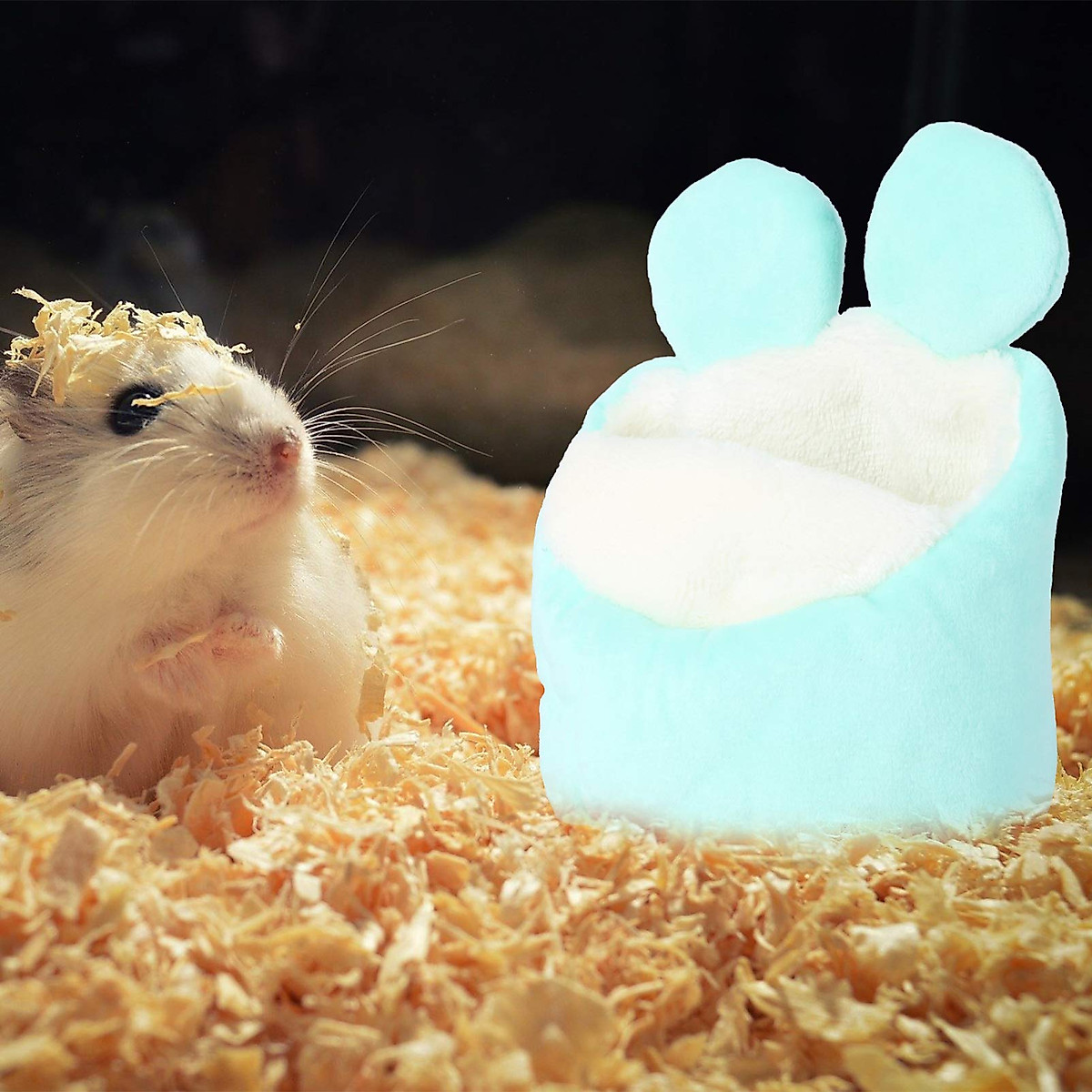 balacoo 1pc Hamster Nest Hamster Sleep Nest Pet Sleep Nest Hamster Sleep House Pet Warm Nest Warm Pet Nest Guinea Pig Nest Mini Pet Nest Warm Hamster House Handheld Pet Den Small Pet Den