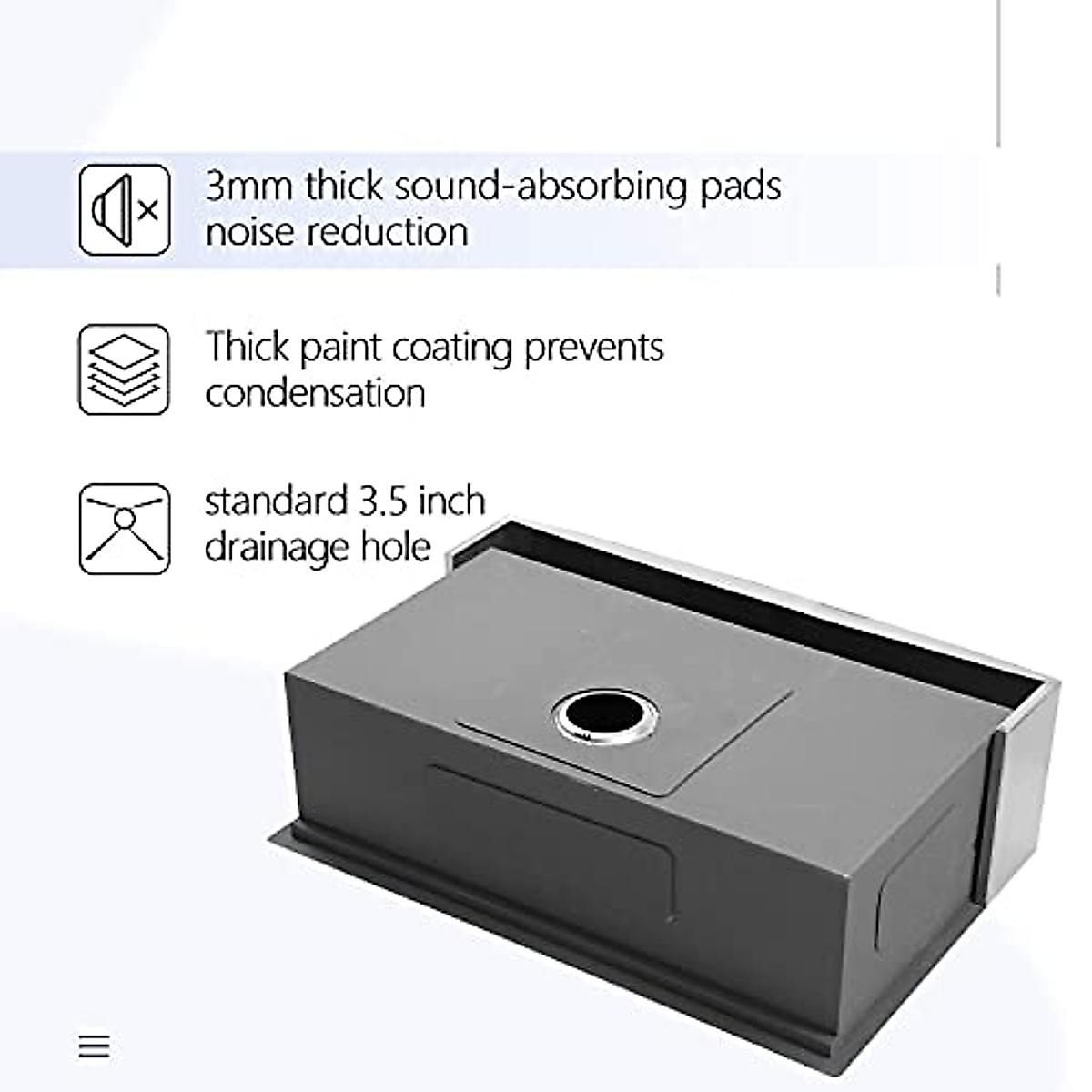 36 Farmhouse Sink Stainless Steel - Lordear 36 inch Kitchen Sink Apron Front Ledge Workstation 16 Gauge Stainless Steel Single Bowl Luxury Farm Sink Basin