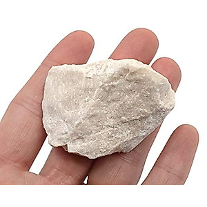 6PK Raw Gypsum, Mineral Specimens - Approx. 1" - Geologist Selected & Hand Processed - Great for Science Classrooms - Class Pack - Eisco Labs