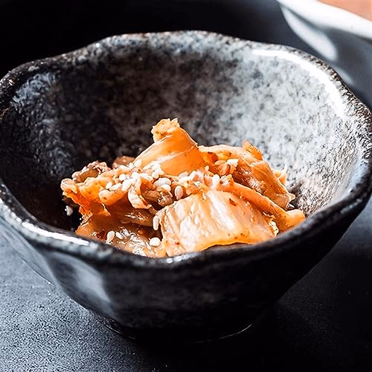 TRESORS Appetizer Plates Snack Bowls 4.1 Inch Porcelain Soy Sauce Dip Bowl Appetizer Plate Japanese Dinnerware Set Sushi Sauce Ketchup Salad Dressing Dish Salad Plates Dinner Plates (Color : C)