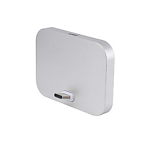 Yeebline Type C Charger Dock, [Aluminum Alloy] USB Type-C Charger Stand Cradle Charging Station Compatible with iPhone 15 Series, Nexus 6P/5X, OnePlus 3T/3/2 and Other USB-C Devices (Silver Aluminum)