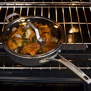 Calphalon Premier Hard-Anodized Nonstick 3.5-Quart Sauce Pan with Lid