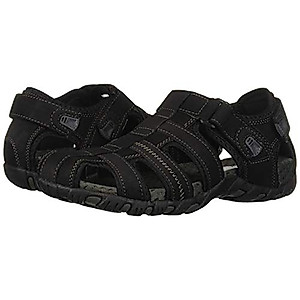 Nunn Bush Men's Rio Bravo Fisherman Closed Toe Outdoor Sandal, Black, 11 Wide