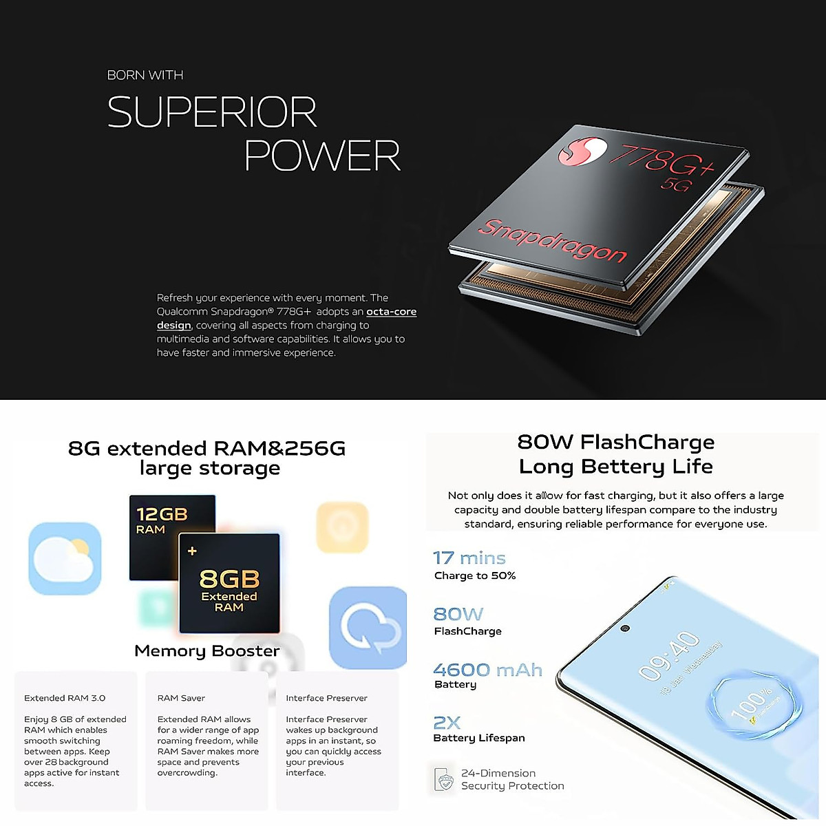 vivo V29 5G Smartphone|12G+256G|China Version S17 Unlocked Cell Phone|Full Google Service|50MP Camera System+Aura Light|6.78”1.5K 120Hz OLED Display|4600mAh Battery+80W Fast Charge|Snapdragon 778G+