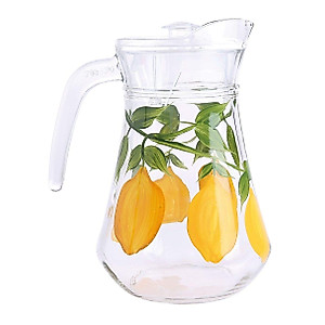 Grant Howard 52132 Lemon Hand Painted Pitcher, 40 oz.