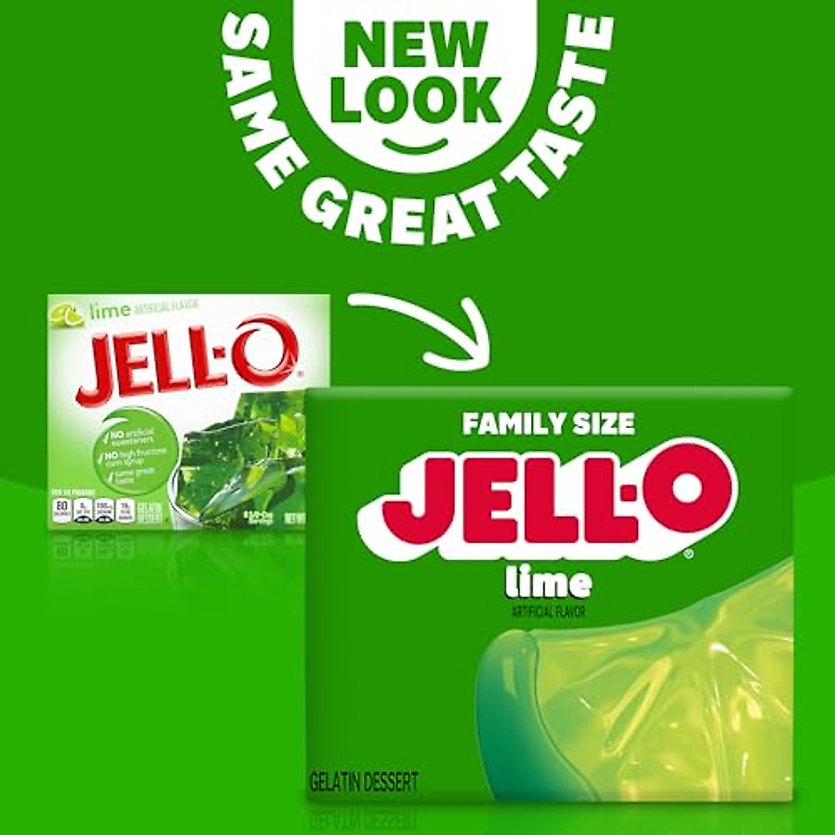 Jell-O Lime Gelatin Dessert Mix (6 oz Box)