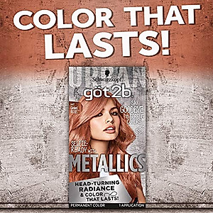 Got2b Metallic Permanent Hair Color, M97 Gilded Rose, 1 Count