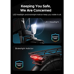 ENGWE 750W Folding Electric Bike for Adults 20" 4.0 Fat Tire Mountain Beach Snow Bicycles Aluminum Electric Scooter 7 Speed Gear E-Bike with Detachable Lithium Battery 48V 13AH Up to 28MPH 75Mile