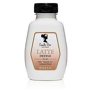 Camille Rose Latte Define "The Leave-In Collection” | Styling Cream, Hair Defining Conditioner, 9 fl oz