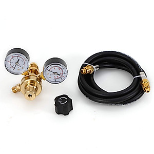 Argon CO2 MIG Welding Regulator 2 Gauge for CGA580 Miller Mig Tig Brass