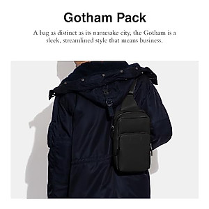 COACH Mens Gotham Pack, Black