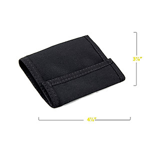 Rainbow of California Original Bifold Nylon Hook & Loop Wallet. Made in USA