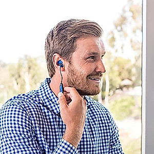 JLab Metal Bluetooth Wireless Rugged Earbuds | Titanium 8mm Drivers | 6 Hour Battery Life | Noise Isolation | Bluetooth 5.0 | IP55 Sweat Proof Rating Extra Gel Tips & Cush Fins | Gunmetal…