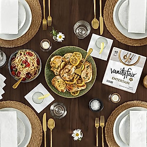 Vanity Fair Entertain Paper Napkins, 960 Count, Disposable Napkins Made For Entertaining And Events