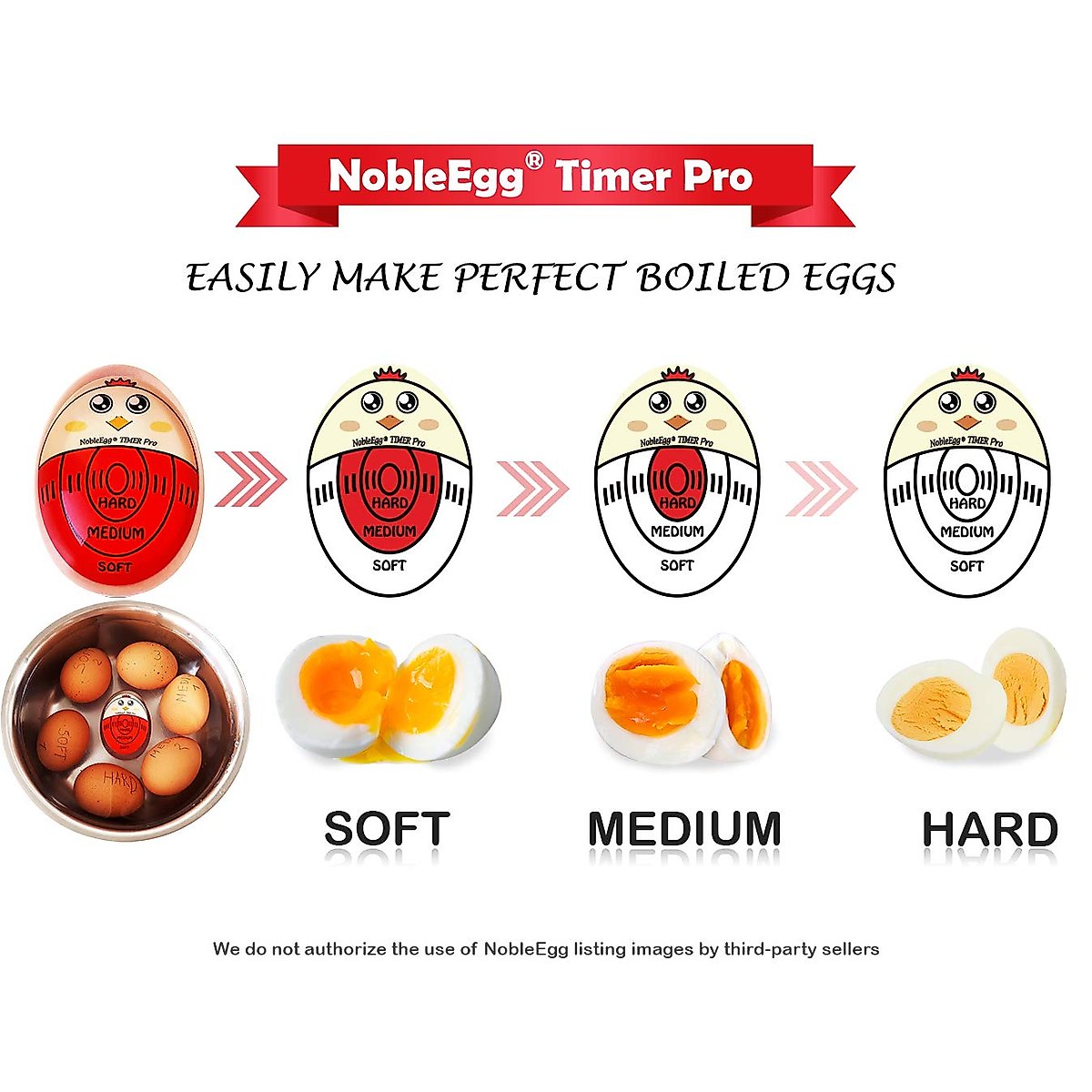 NobleEgg Complete Egg Cracker Topper Set | Unique Egg Cups for Soft Boiled Eggs, Egg Timer Pro, True 18/10 Egg Spoons, Egg Topper, Stylish Gift/Storage Box