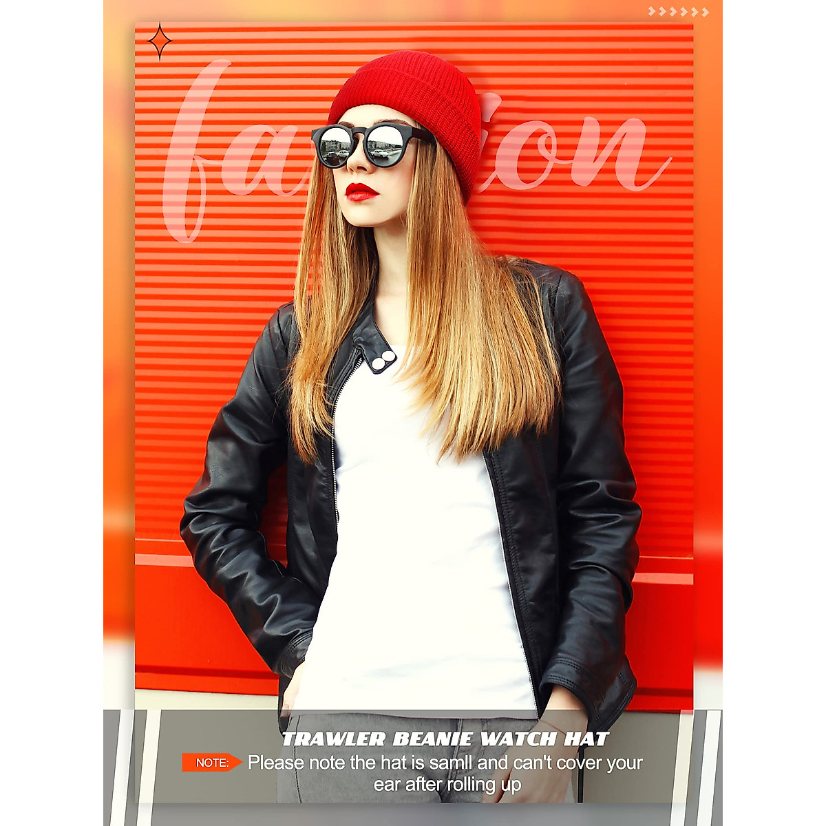 SATINIOR 4 Pieces Winter Short Fisherman Beanie Hat Trawler Beanie Watch Hat Edge Skullcap for Men (Black, Brown, Yellow, Blue, Dark Grey)