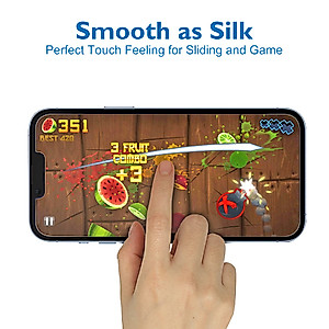 Mothca Matte Glass Screen Protector for iPhone 14 Plus/iPhone 13 Pro Max 6.7-inch Anti-Glare & Anti-Fingerprint Tempered Glass Clear Film Case Friendly Easy Install Bubble Free Smooth as Silk