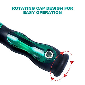 SOWINOS Screwdriver Set with Case, Extended Heavy Duty Magnetic Professional Level Screwdriver Kit, Slotted Phillips Torx Triangle Y-shaped U-shaped Double-headed Combination