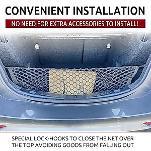 Envelope Style Trunk Cargo Net for Ford Fusion 2013 14 15 2016 2017 2018 2019 2020
