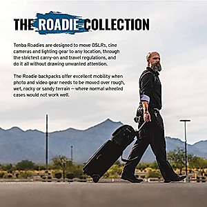 Tenba Roadie Air Case Roller 21 US Domestic Carry-On Camera Bag with Wheels (638-715)