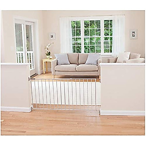 Sliding Metal Safety Gate - White, 40" to 64"