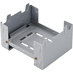 Folding Stove, 95 x 75mm Solid Fuel Camping Portable Stove for Outdoor Cooking Backpacking Emergency Stove For Indoor Use Fuel Tablets Wood Burning Camp Stove