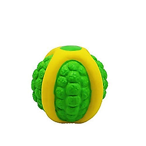 Kiki N Pooch Small Squeaky Rugby Ball Dog Toy Football Puppy Toy for Dogs & Puppies (Combo of 2)