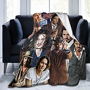 Super Johny dep Soft Blanket Warm Cozy Throw Blanket Lightweight Blankets