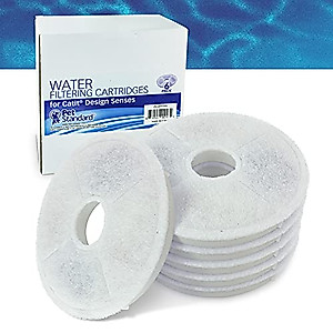 Filters for Catit Design Senses Fountains and Catit Flower Fountains, Pack of 6