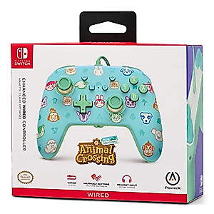 PowerA Enhanced Wired Controller for Nintendo Switch - Animal Crossing