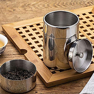 GLOGLOW Food Grade Tea Container, Tea Jar, for Home