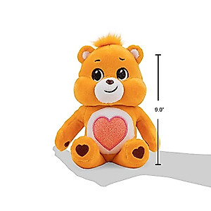 Care Bears 9" Bean Plush (Glitter Belly) - Tenderheart Bear - Soft Huggable Material!, 4-104 years