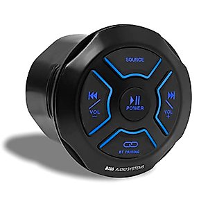 BOSS Audio Systems MGR150B Marine Gauge Bluetooth Receiver, Weatherproof, USB Port, No CD Player